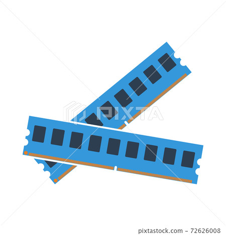 Computer Memory Icon-插圖素材 [72626008] - PIXTA圖庫