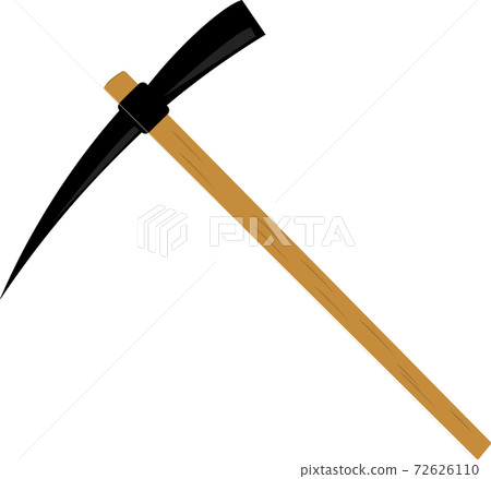 Illustration of a simple pickaxe - Stock Illustration [72626110] - PIXTA