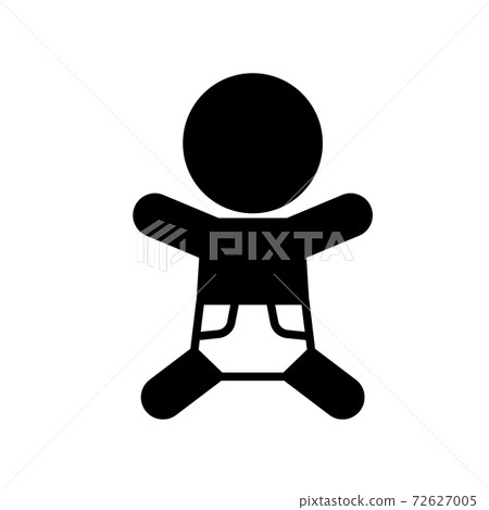Baby icon pictogram - Stock Illustration [72627005] - PIXTA