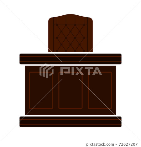 Judge Table Icon - Stock Illustration [72627207] - PIXTA