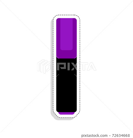 Isolated marker tool sticker - Stock Illustration [72634668] - PIXTA