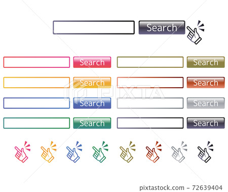 Search box vector illustration set search bar... - Stock Illustration ...