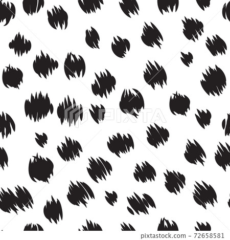 Cheetah Skin Seamless Pattern Round Cheetah... - Stock Illustration ...