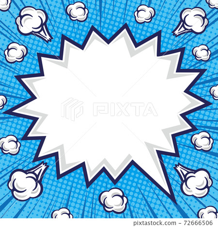 American comic style speech bubble material - Stock Illustration ...