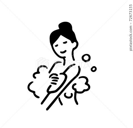 Female bath body wash - Stock Illustration [72673155] - PIXTA