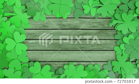 Images with clover and shamrock motifs for St.... - Stock Illustration ...