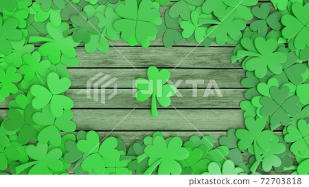 Images with clover and shamrock motifs for St.... - Stock Illustration ...