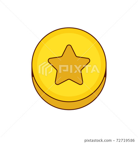 Ecstasy pill with yellow star symbol isolated - Stock Illustration ...