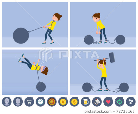 dependency, female, lady - Stock Illustration [72725165] - PIXTA