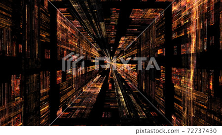 Abstract background with image of digital passage - Stock Illustration ...