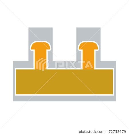 Electrical Connection Terminal Icon - Stock Illustration [72752679] - PIXTA
