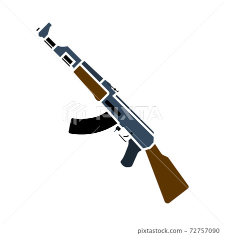 Russian Weapon Rifle Icon - Stock Illustration [72757090] - PIXTA