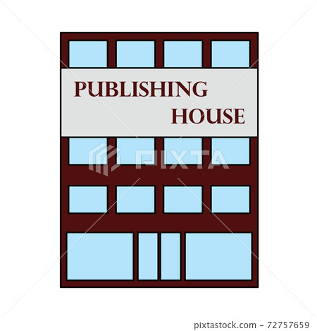 Publishing House Icon - Stock Illustration [72757659] - PIXTA