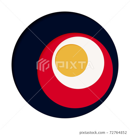 Round palette of four colors on a white... - Stock Illustration ...