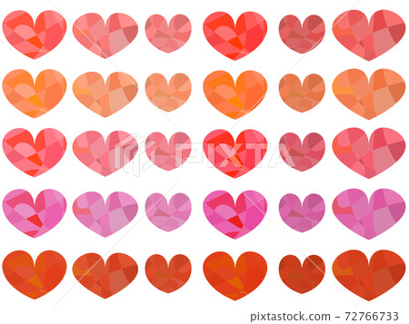 Assorted hearts - Stock Illustration [72766733] - PIXTA