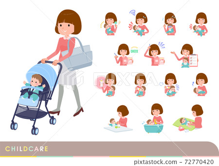baby, infant, child-rearing - Stock Illustration [72770420] - PIXTA