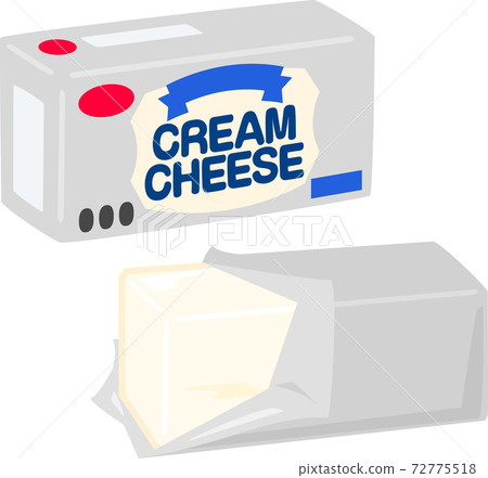 Boxed cream cheese - Stock Illustration [72775518] - PIXTA