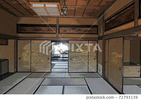 Former Toyoda Sasuke House scenic spot - Stock Illustration [72793139 ...