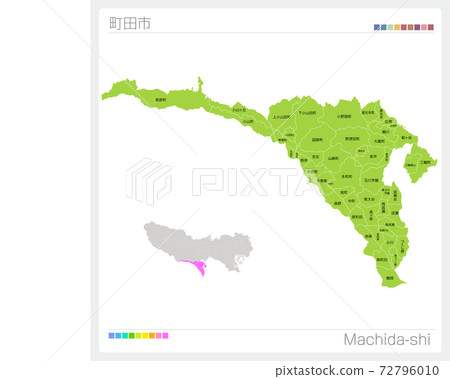 Machida City, Machida-shi (Tokyo) - Stock Illustration [72796010] - PIXTA