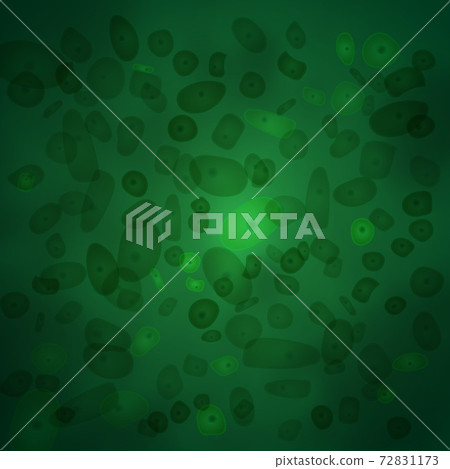 Green cells biological background - Stock Illustration [72831173] - PIXTA