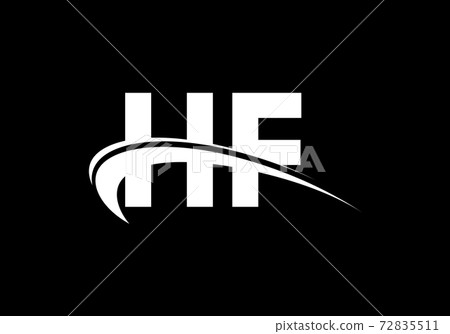 Initial Monogram Letter H F Logo Design Vector...-插圖素材 [72835511] - PIXTA圖庫