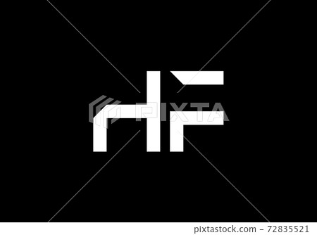 Initial Monogram Letter H F Logo Design Vector...-插圖素材 [72835521] - PIXTA圖庫