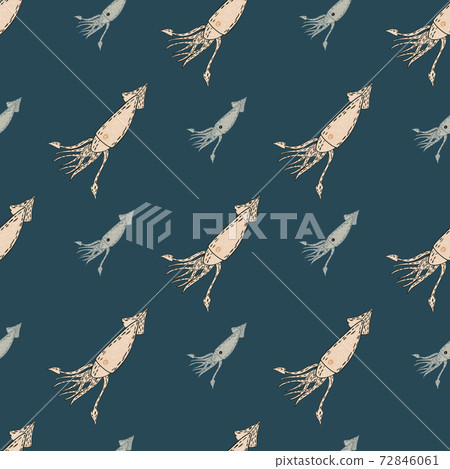 Underwater seamless pattern with beige and grey... - Stock Illustration ...