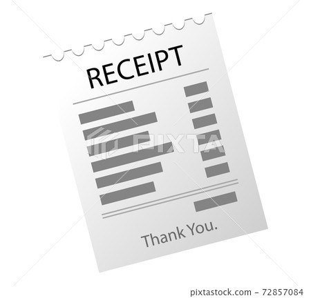 Paper checks, receipts. Receipt icon, paper... - Stock Illustration ...