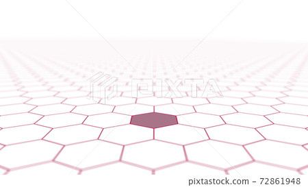 CG Hexagon background material of multiple... - Stock Illustration ...