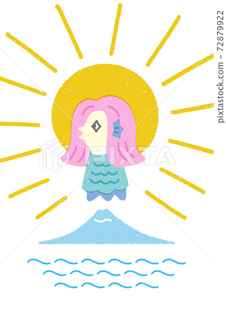 Amabie illustration color - Stock Illustration [72879922] - PIXTA