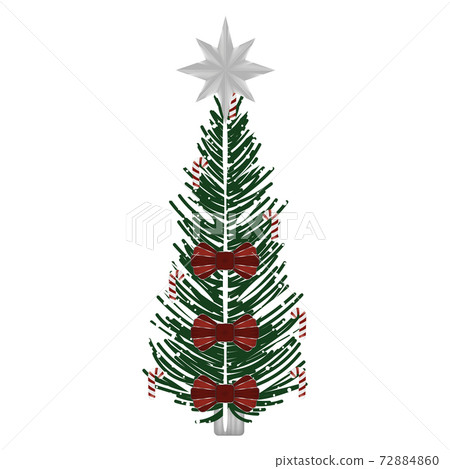 Isolated christmas tree - Stock Illustration [72884860] - PIXTA