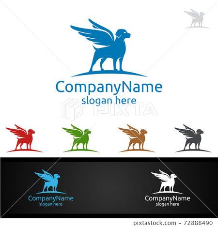 Hero Dog Vector Logo for Pet Shop, Veterinary,... - Stock Illustration ...