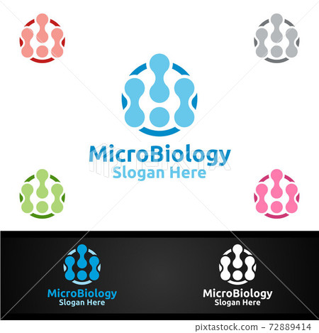 Micro Science and Research Lab Logo for... - Stock Illustration ...