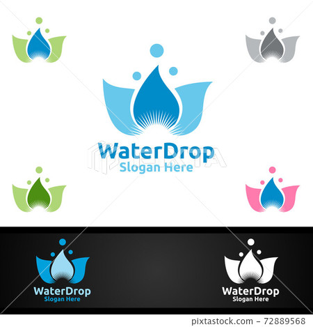 Water Chemical Science and Research Lab Logo...-插圖素材 [72889568] - PIXTA圖庫