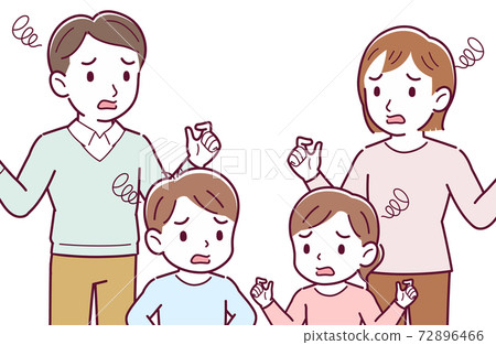 family, cry, crying - Stock Illustration [72896466] - PIXTA