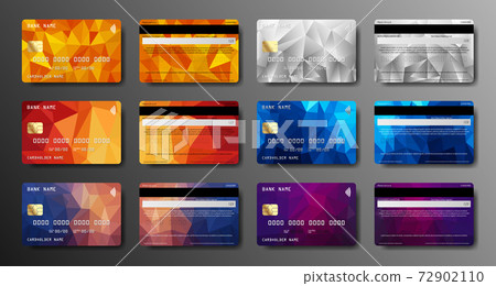 Plastic bank card. Vector - Stock Illustration [72902110] - PIXTA
