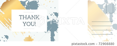 Thank you postcard. Abstract background with... - Stock Illustration ...