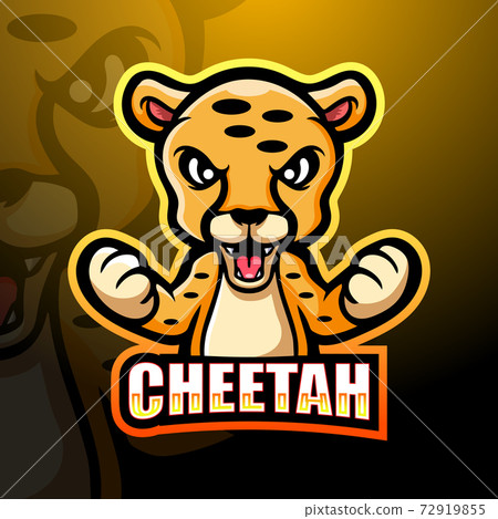 cheetah, leopard, logo - Stock Illustration [72919855] - PIXTA