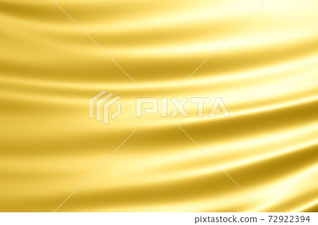 Gold cloth drape cloth wrinkles - Stock Illustration [72922394] - PIXTA