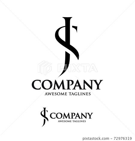 js, alphabet, font - Stock Illustration [72976319] - PIXTA