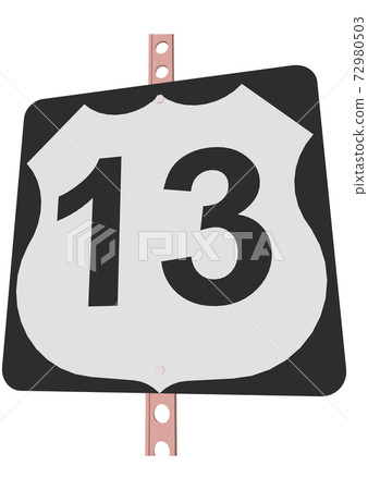 US Route sign with a black frame filled with... - Stock Illustration ...