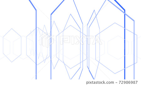 CG Hexagon Multiple rotating hexagons - Stock Illustration [72986987 ...