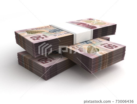 Stack of Mexican Pesos - Stock Illustration [73006436] - PIXTA