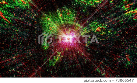 Colorful abstract dots color effects 3d... - Stock Illustration ...