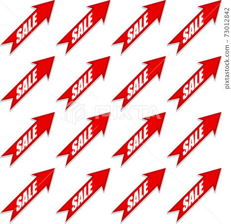 seamless pattern with sale offer slogans black... - Stock Illustration ...