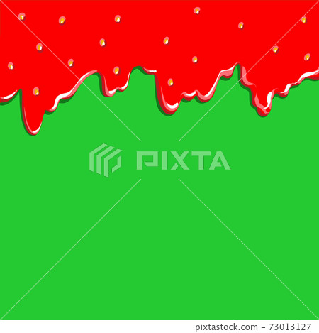 Strawberry jam texture background . Flowing... - Stock Illustration ...