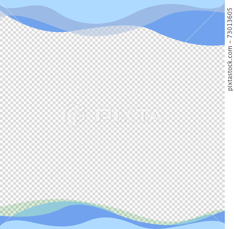 Wavy frame design element. Decor for brochure, - Stock Illustration ...