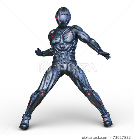 Cyber man - Stock Illustration [73017822] - PIXTA