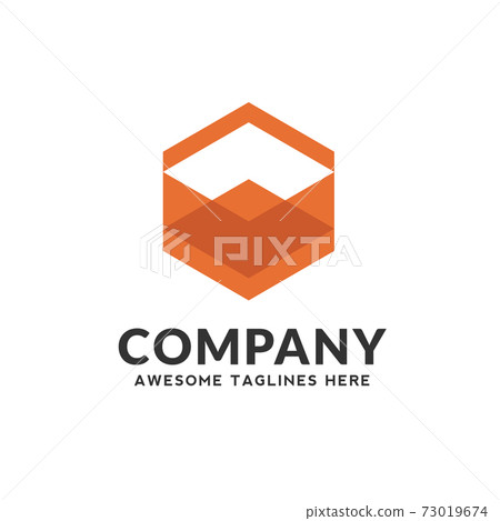simple 3d box for software,app, IT logo design,... - Stock Illustration ...