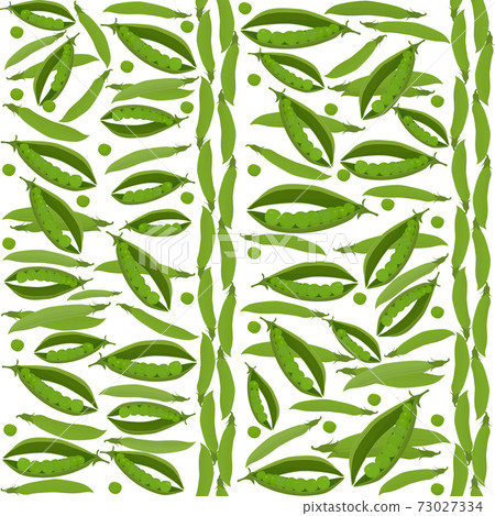 Green peas seamless pattern, vegetable background - Stock Illustration ...